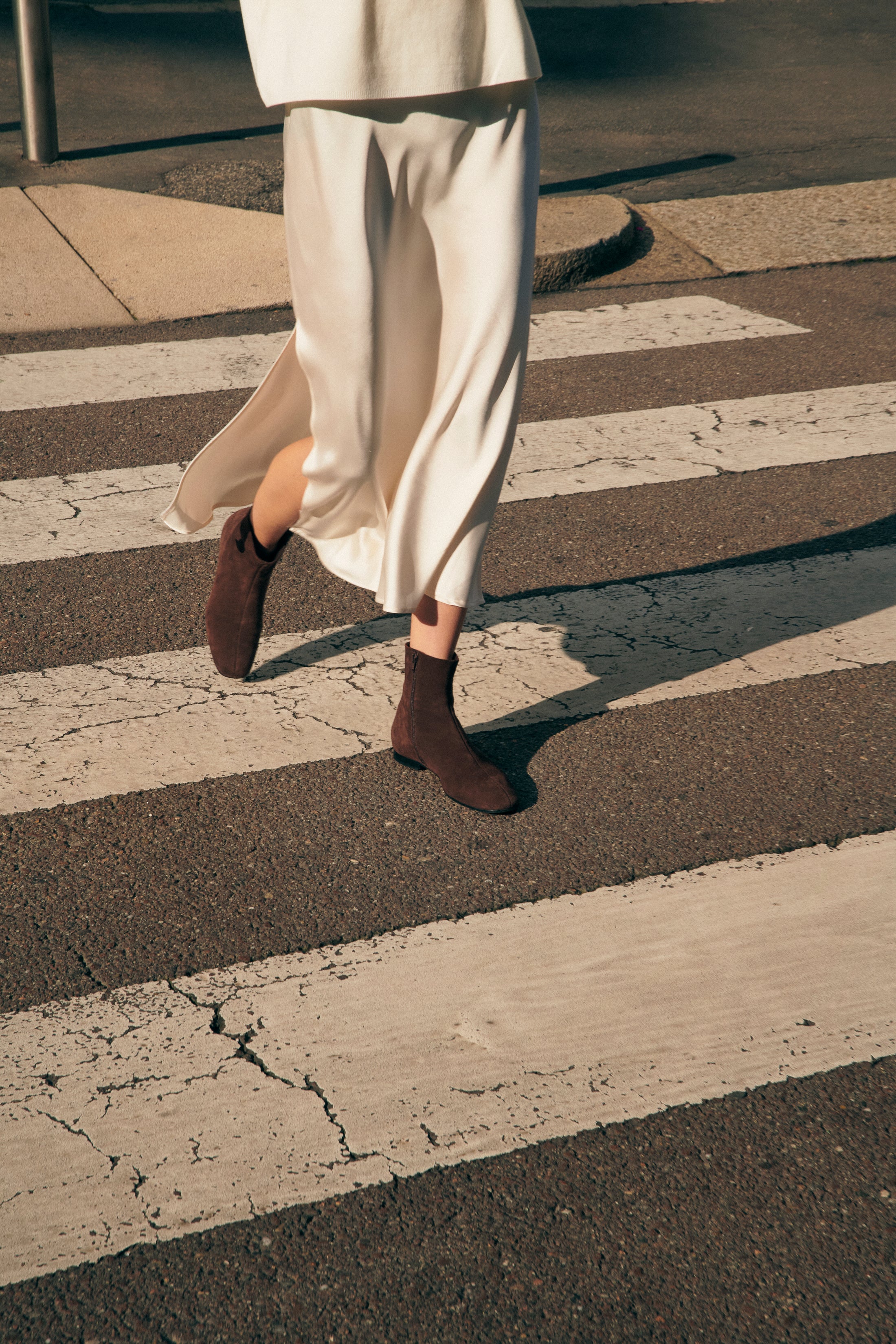 Nightingale Suede Boot in Teddy Brown | Yuni Buffa